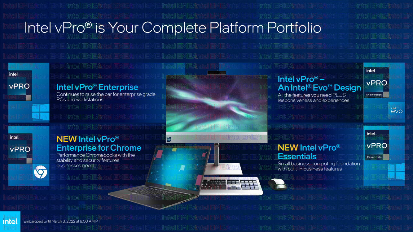 Intel анонсировала новую версию платформы vPro, в том числе для ChromeOS / ServerNews