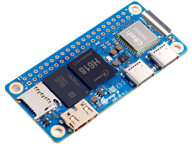 Orange Pi Zero 2W (источник изображения: orangepi.org)